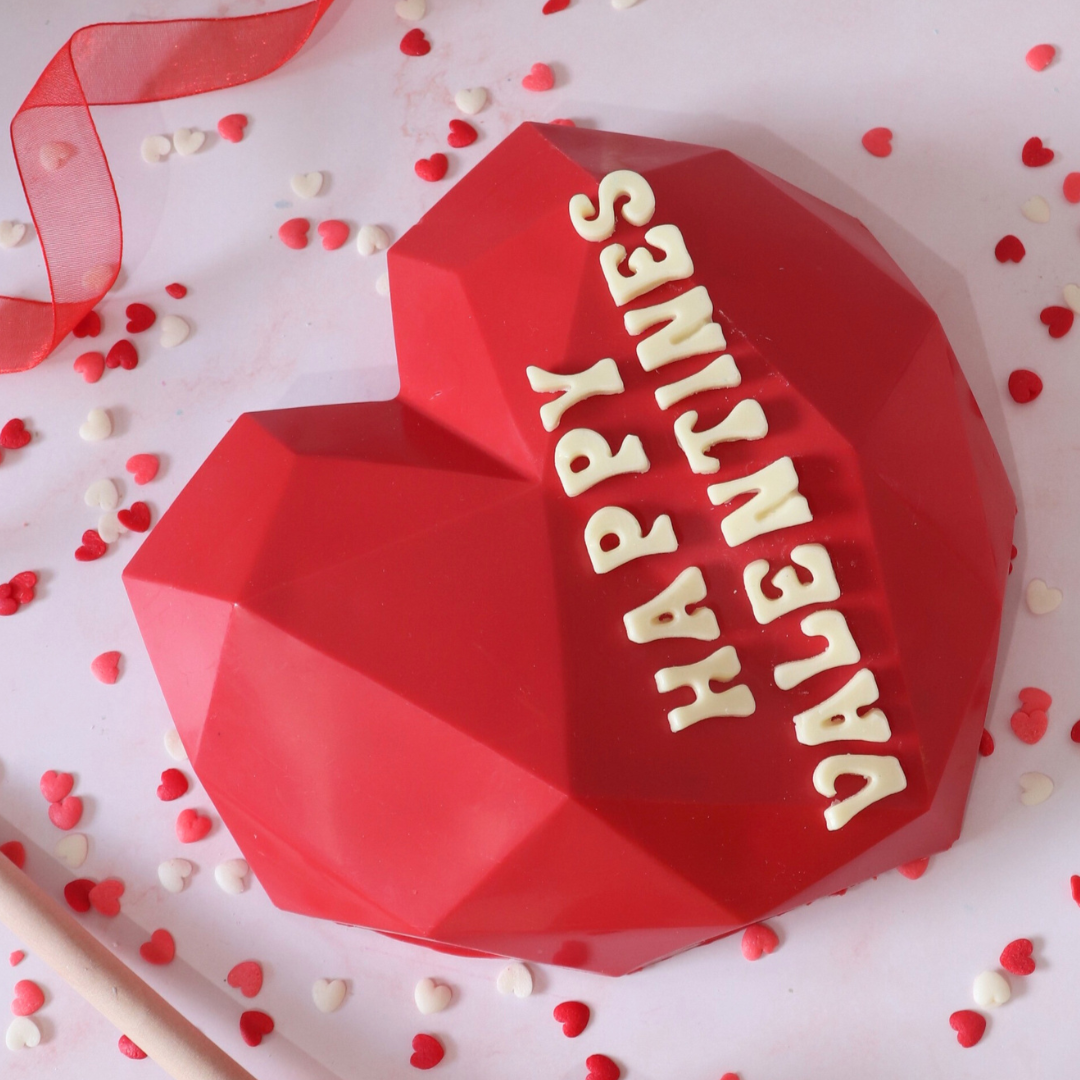 Geo Heart Smash Cake – Hello Smash Cake