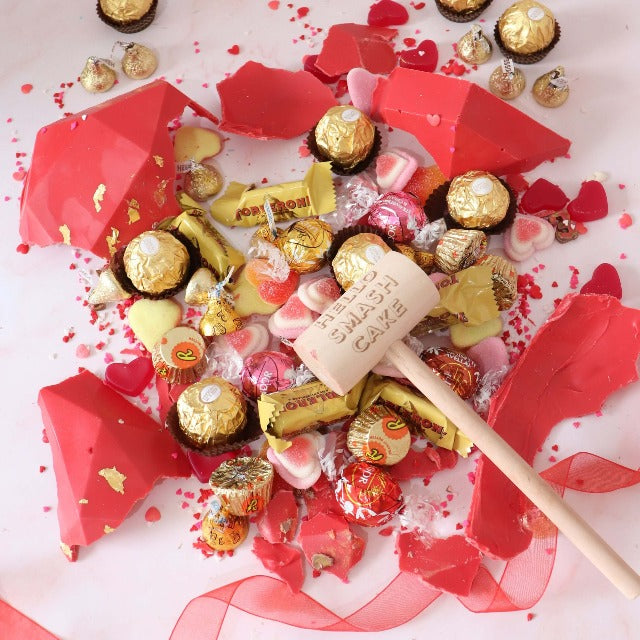 Geo Heart Smash Cake – Hello Smash Cake